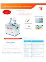 China P1080 High-Speed Automatic Feeding 0-60 Degree Bevelled Edge High Gloss Polishing Machine Straight Edge Acrylic Edge Polisher Machine for sale