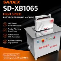 China Automatic Feeding Acrylic Trimming Machine PMMA Edge Polishing Chamfering Beveling Machine SD-XB1065 for sale