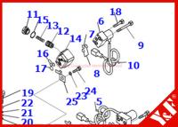 China PC300-8 702-21-57500 Pilot Valve for PC350-8 Main Hydraulic Pump Excavator for sale