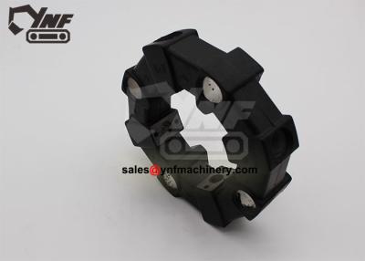 China Excavator Coupler Parts Flexible Natural Rubber Coupling Fit John Deere 27C 10 Degree Rotation for sale
