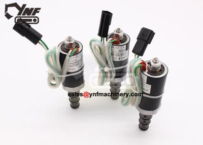 China SK200 Hydraulic Solenoid Valve for Kobelco Excavator YN35V00018F1 24V for sale