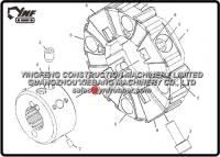 China Excavator 330D 330D L C9 Engine Hydraulic System Coupling Group 2870169 for sale