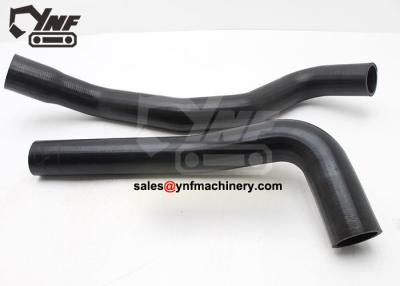 China Radiator Hose Set YNF12649 YNF12650 for E330C Excavator Upper Lower Rubber Hoses for sale