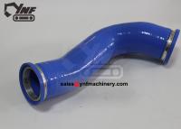 China Blue Silicone Air Intake Intercooler Hose YNF03278 VOE14618181 for EC210 EC210B EC240 EC290B Excavator for sale
