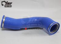 China Blue Silicone Air Intake Intercooler Hose YNF03278 VOE14618181 for EC210 EC210B EC240 EC290B Excavator for sale