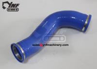 China Blue Silicone Air Intake Intercooler Hose YNF03278 VOE14618181 for EC210 EC210B EC240 EC290B Excavator for sale