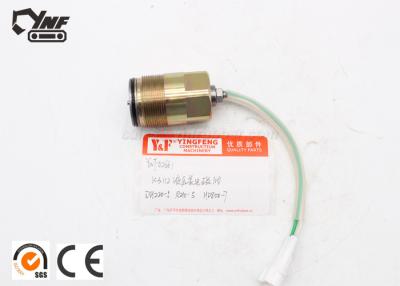 China YNF02659 K3112 Excavator Hydraulic Pump Solenoid Valve 24V Electric Parts Golden Color for sale