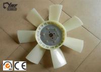 China White Excavator Spare Parts Generator Genset Engine Cooling Fan Assembly 4BG1 600mm for sale