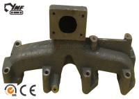 China OEM 4BD1 Engine Exhaust Manifold Cast Iron HT200 Excavator Parts 6 Months Warranty for sale