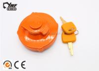 China Cast Iron Excavator Diesel Fuel Tank Cover YNF02219 Orange 1 Piece for sale