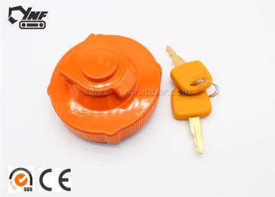 China Cast Iron Excavator Diesel Fuel Tank Cover YNF02219 Orange 1 Piece for sale