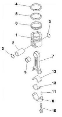China Komatsu PC400-7 Excavator Engine Piston 6152-32-2510 | 1 Piece MOQ | 1-3 Day Delivery for sale