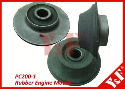 China Komatsu PC200-1 Excavator Engine Mount Rubber Shock Absorber 6D102 for sale