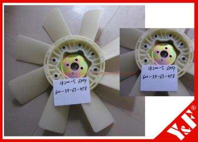 China Plastic Cooling Fan Blade for Kobelco Excavator SK200-5 SK200-8 SK250-8 6D14 Engine ME039960 Replacement Part for sale