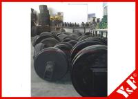 China E200 Excavator Front Idler - HRC 50-55 Hardness Steel Forging Undercarriage Part for sale