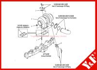 China Komatsu PC200-7 Excavator Turbocharger 6D102 Engine 6738-81-8091 for sale