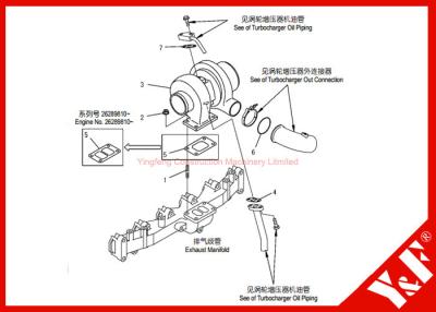 China Komatsu PC200-7 Excavator Turbocharger 6D102 Engine 6738-81-8091 for sale