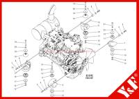 China Komatsu PC200-8 Engine Mount Rubber Cushion Shock Absorber 20Y-01-12 20Y-01-12222 for 30+ Excavator Models for sale