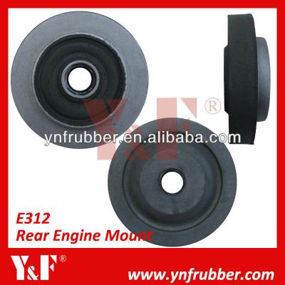 China Excavator Rear Engine Cushion Rubber Engine Mounts E312 Front Natural Rubber 25 Years Experience for sale