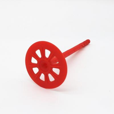China OuSen Plastic Insulation Fasteners 8MM/10MM for Fiberglass & Rock Wool - ISO9001 Certified for sale
