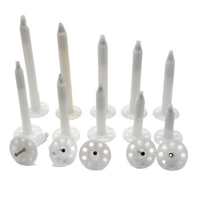 China 50MM Plastic Insulation Fasteners - HDPE Disc & Steel Nail (10-200MM Length, ISO9001 Certified) for sale