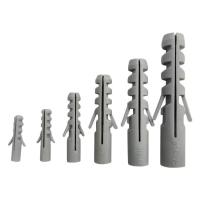 China 6×30mm PP/PA Plastic Anchor Wall Plug - Grey Nylon Sleeve Anchor with ISO9001 Certification for sale