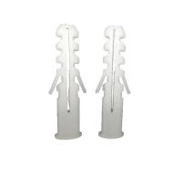 China White Plastic Expansion Plug for Walls - ISO9001 Certified, Various Sizes, High Strength for sale