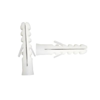 China Customizable Plastic Expansion Plug Cylindrical Anchor for Concrete & Brick Walls for sale