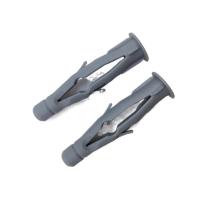 China 10x60mm PP Ribbed Plastic Anchor White/Grey - ISO9001 Certified for Building Insulation for sale