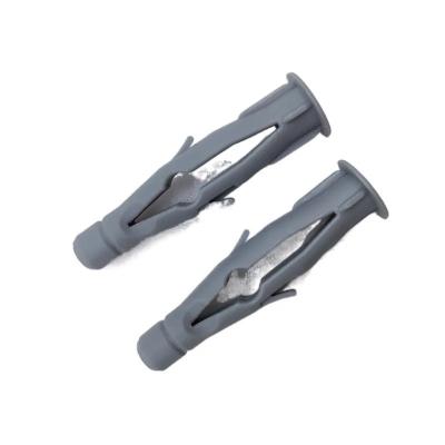 China 10x60mm PP Ribbed Plastic Anchor White/Grey - ISO9001 Certified for Building Insulation for sale