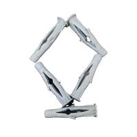 China 10×60mm PP Ribbed Plastic Drywall Anchor for Building Construction - 150N Shear Load, ISO9001 Certified for sale