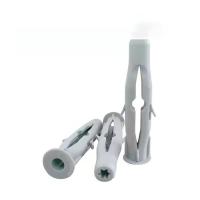 China 10×60mm PP Ribbed Plastic Drywall Anchor for Building Construction - 150N Shear Load, ISO9001 Certified for sale