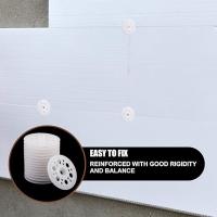 China 10 MPa Plastic Insulation Washers - ISO9001 Certified, Shore A 70 Hardness, Round Shape for sale