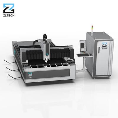 China ZLTECH 3015A Fiber CNC Laser Cutting Machine 1kw-30kw Exchange Platform High Precision 4000x2000mm for sale