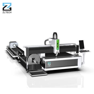 China ZLTECH 3015AC Fiber Laser Cutting Machine 1000W 2000W for Sheet and Tube for sale