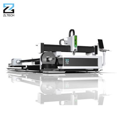 China ZLTECH 3015AC Automatic Tube Fiber Laser Cutting Machine 1kW-8kW 3000x1500mm for sale