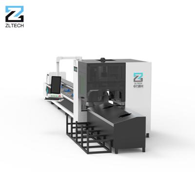China High Power Fiber Laser Tube Cutting Machine 3000mm 6000mm Multi Chuck Automatic Loading Unloading for sale
