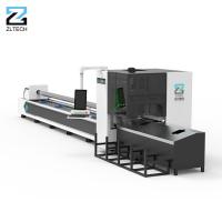 China Fiber Laser Tube Cutter Machine 1kw 2kw 4 Chuck Automatic Loading 12000mm for sale