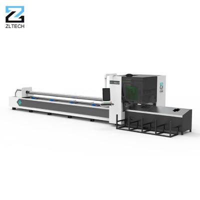 China Fiber Laser Tube Cutter Machine 1kw 2kw 4 Chuck Automatic Loading 12000mm for sale