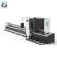 China CNC Fiber Laser Tube Cutter 2000W 3000W Automatic Loading Unloading 12m Pipe Cutting Machine for sale