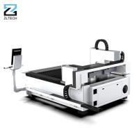 China ZLTECH 1313 Small Fiber Laser Sheet Cutting Machine 1300x1300mm 2kw 3kw for sale