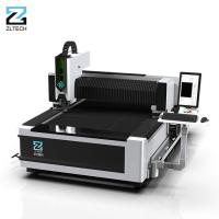 China ZLTECH 1313 Small Fiber Laser Sheet Cutting Machine 1300x1300mm 2kw 3kw for sale