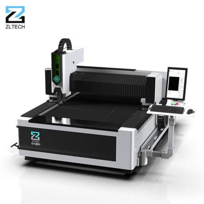 China ZLTECH 1313 Small Fiber Laser Sheet Cutting Machine 1300x1300mm 2kw 3kw for sale