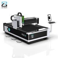 China ZLTECH 1313 Small Fiber Laser Sheet Cutting Machine 1300x1300mm 2kw 3kw for sale