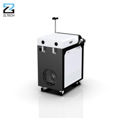 China Fiber Laser Cleaning Machine 1000W 2000W 3000W with Water Chiller System for sale