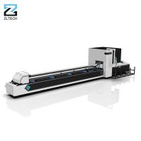 China CypCut Control Metal Pipe Laser Cutting Machine 6m 1kw 12kw Fiber Laser Tube Cutter for sale
