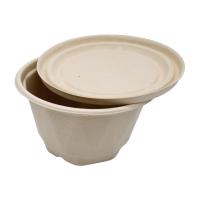 China Eco Friendly Compostable Sugarcane Bagasse 750ml Takeaway Bowls With Lids for sale