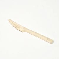 China 165mm White Compostable Sugarcane Bagasse Sugarcane Disposable Cutlery Fork Knife Spoon for sale