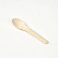 China 165mm White Compostable Sugarcane Bagasse Sugarcane Disposable Cutlery Fork Knife Spoon for sale