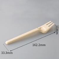 China Compostable Sugarcane Bagasse Cutlery Set Fork Knife Spoon 1000pcs per Carton Biodegradable for sale